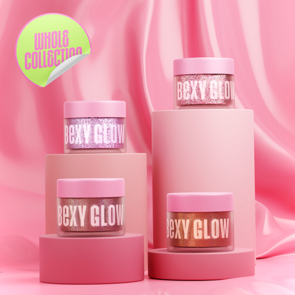 Birthday Suit | Nude Colour Glitter Acrylic Powder | Bexy Glow