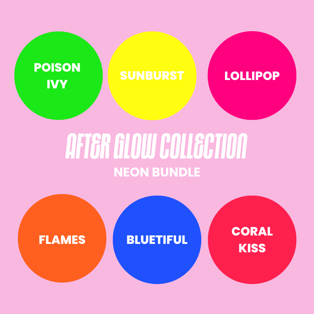 After Glow Neon | Neon Acrylic Powders | Bexy Glow