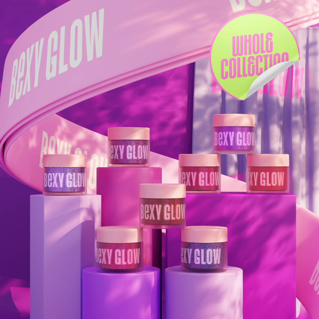 Very Berry Collection | Purple Colour Acrylic Powders | Bexy Glow