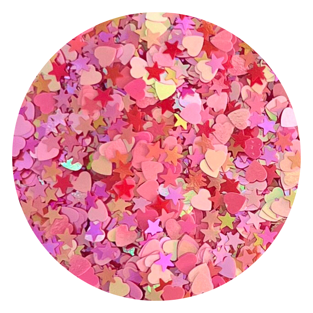 All 4 U | Star Glitter Colour Acrylic Powder | Bexy Glow